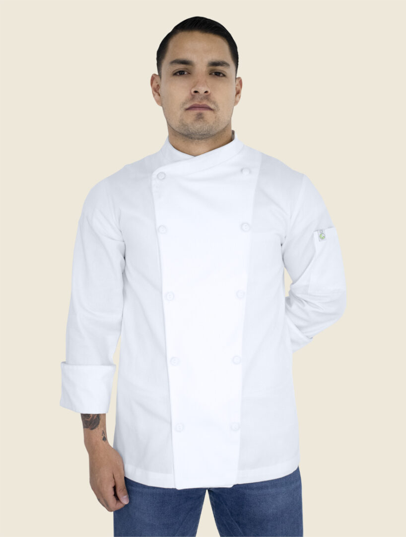 Mandil Peto Básico Negro Caballero - MondaChef