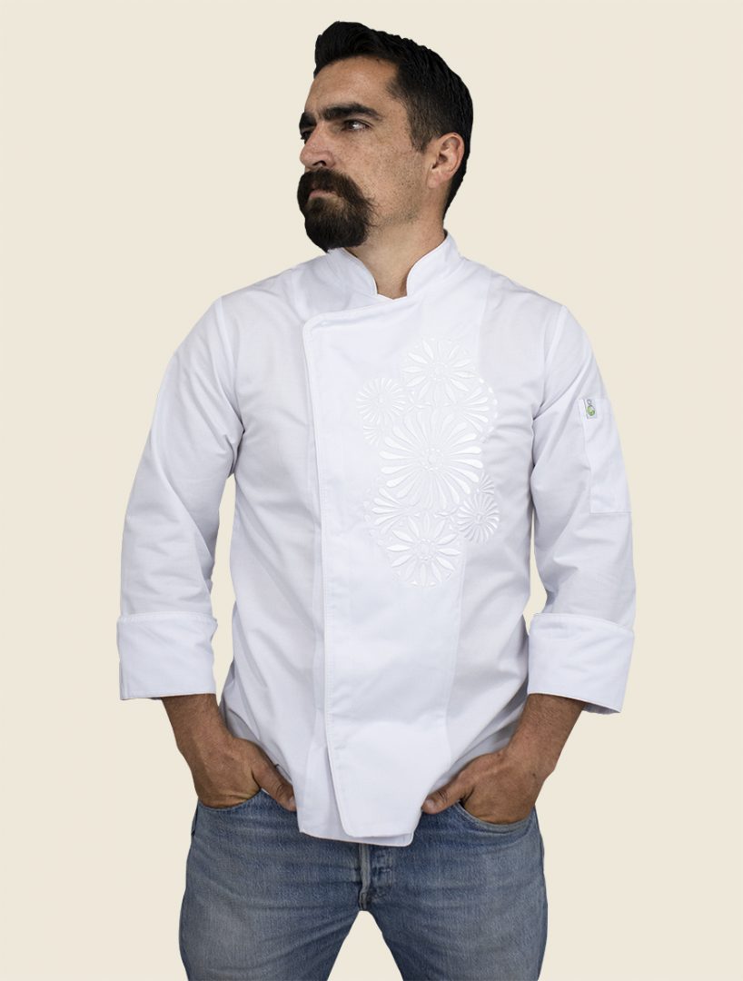 Mandil Peto Básico Negro Caballero - MondaChef